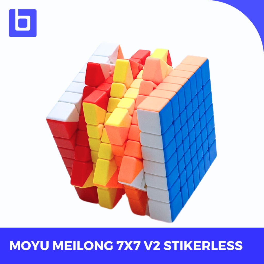 Jual Cube 7x7 Moyu Meilong 7 V2 7x7 Stickerless Original | Shopee Indonesia