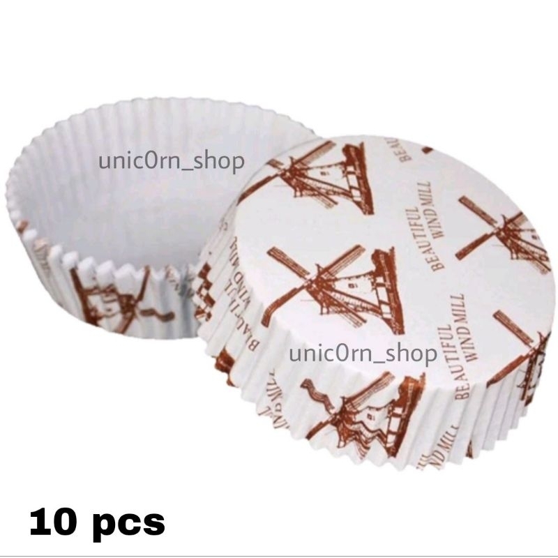 Jual Ecer Cake Case Motif Bulat Laminasi 8cm/Cup Cake Laminasi 8cm/PET ...