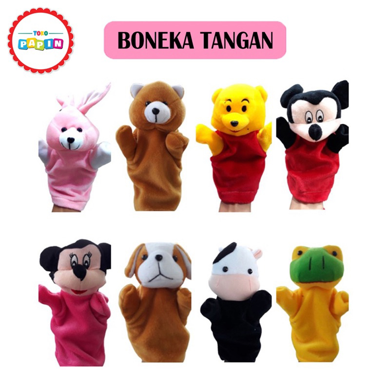 Jual TokoPapin Boneka tangan karakter Hand puppet character Boneka ...