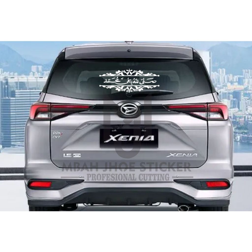 Jual cutting sticker kaligrafi,sholawat,po haryanto,sticker kaca mobil ...