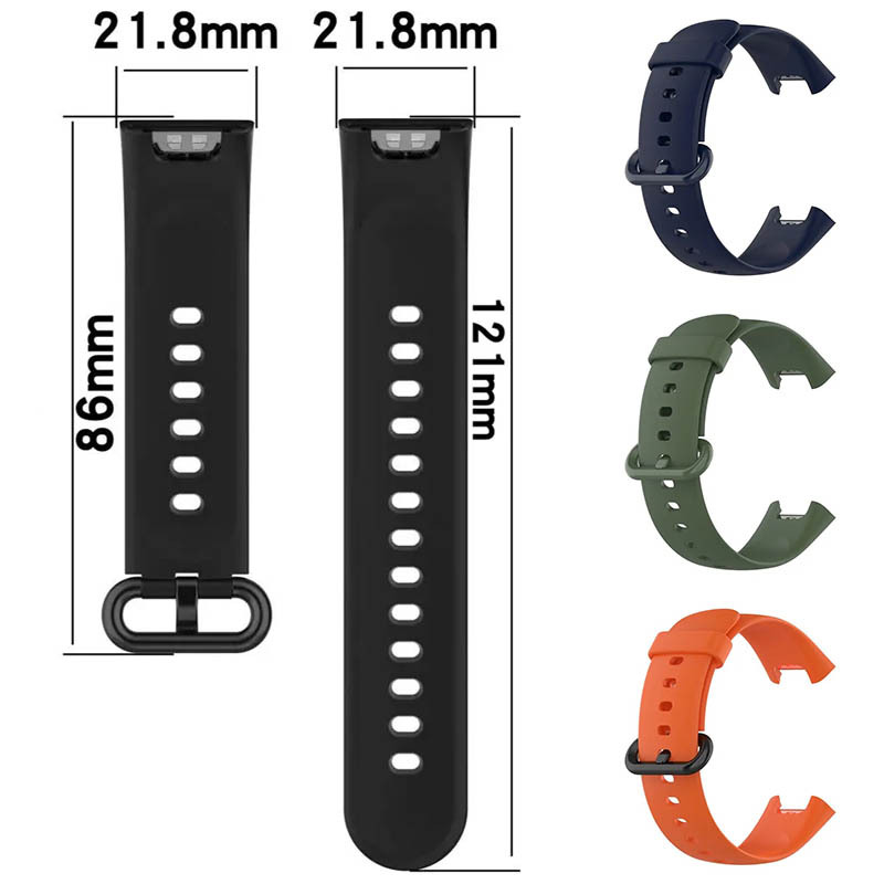 Jual Silicone Strap Xiaomi Redmi Watch 2 Lite - Tali Jam Mi Soft Cover Fit | Shopee Indonesia