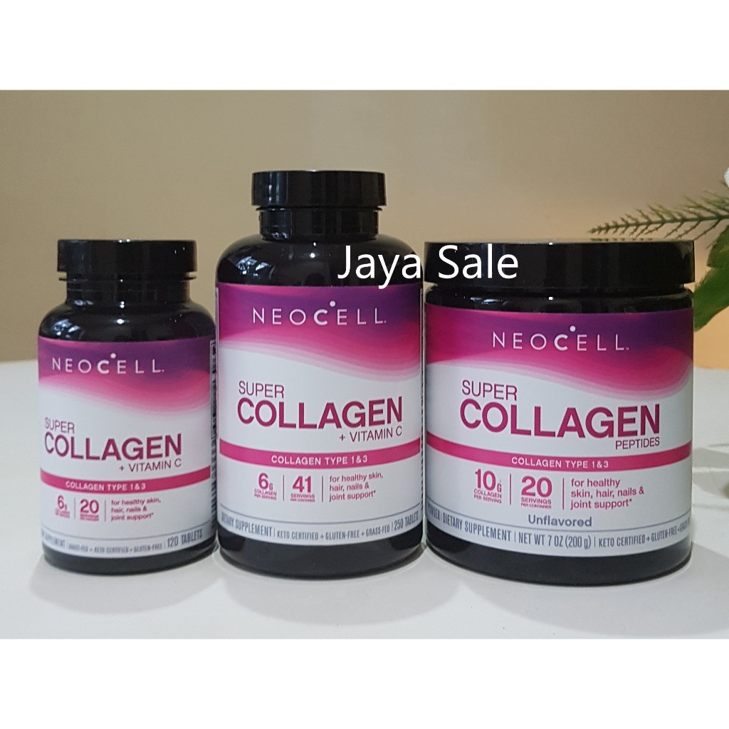 Jual NEOCELL SUPER COLLAGEN + Vitamin C & Biotin 180 270 tab COLLAGEN ...