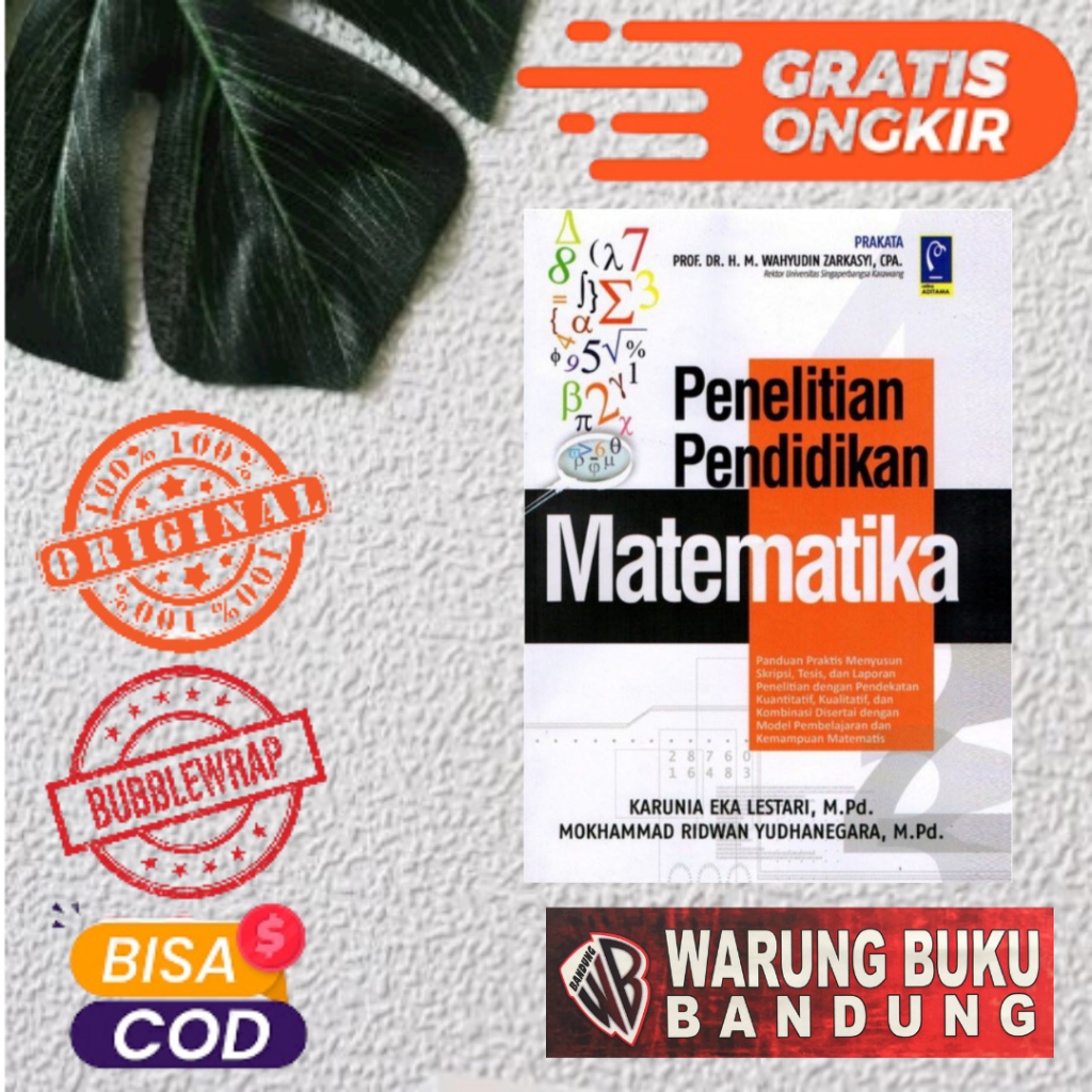 Jual BUKU PENELITIAN PENDIDIKAN MATEMATIKA - KARUNIA EKA LESTARI, M.PD. | Shopee Indonesia
