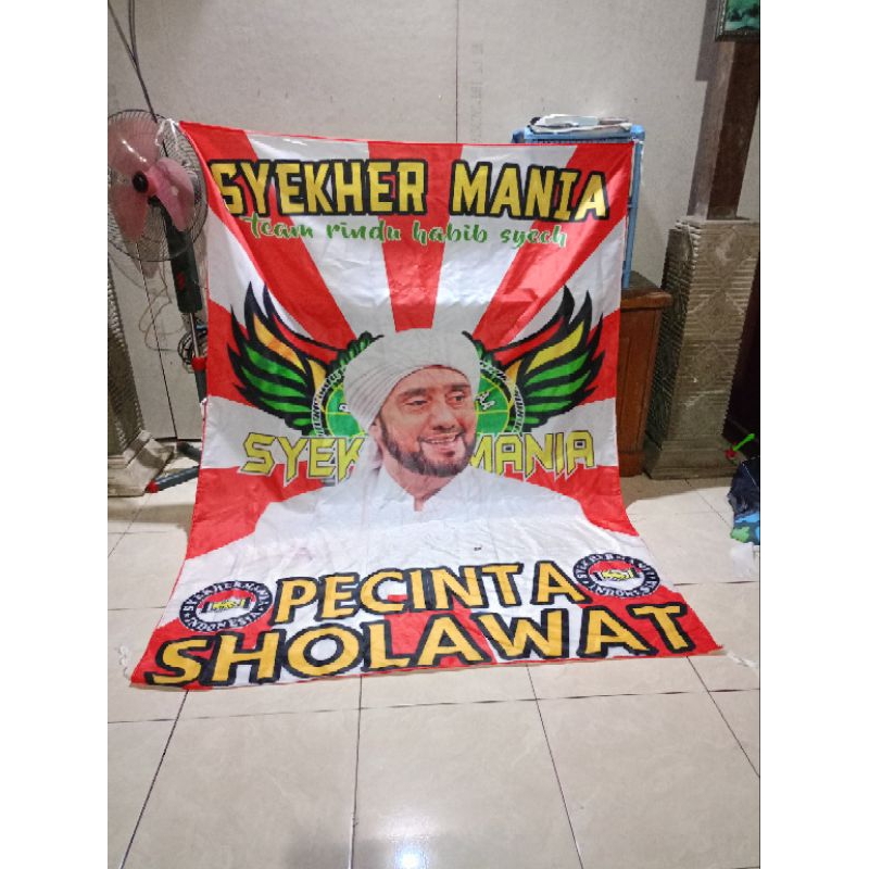 Jual bendera SYEKHER MANIA ukuran 200x150cm | Shopee Indonesia