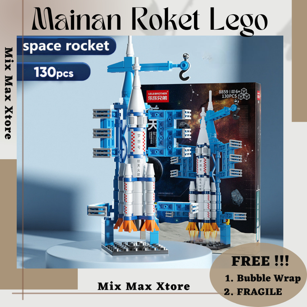 Jual Mainan LEGO Pesawat Luar Angkasa Aerospace Rocket 130 Blocks ...