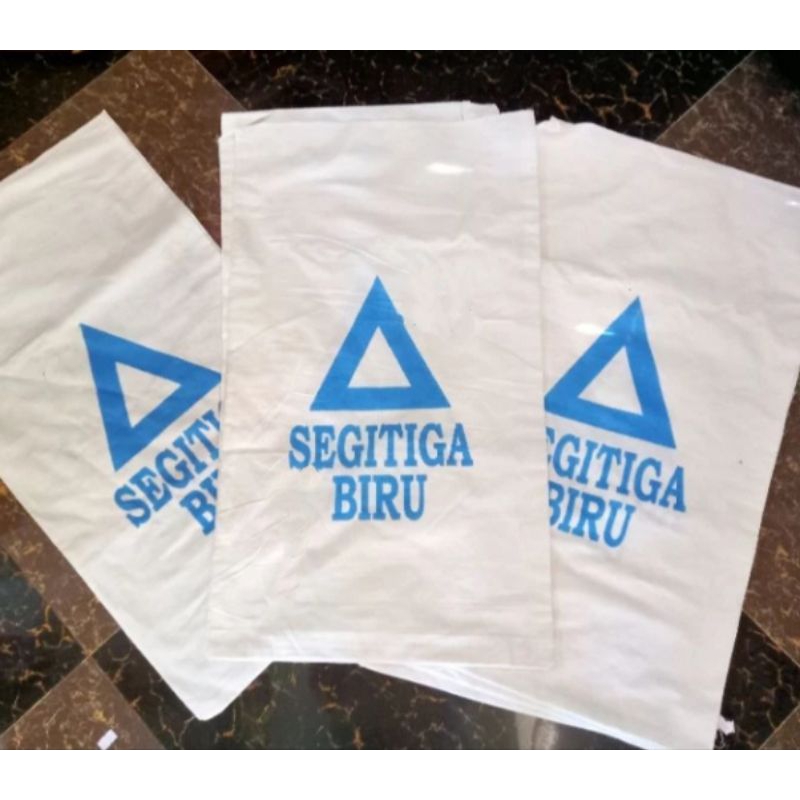 Jual Karung Gandum Segitiga Biru 25kg / Kandi ( karung kain ) | Shopee ...
