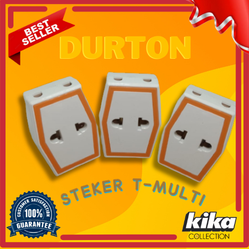 Jual Steker T Multi Colokan Listrik cabang 3 T Multi Sambungan Cabang 3 ...