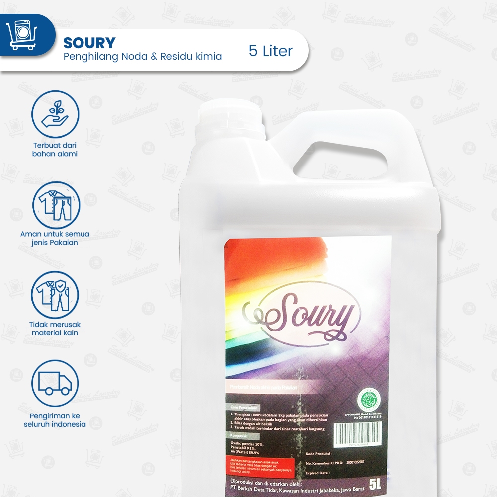 Jual Soury penetral sisa sisa kimia dan pembersih noda pada tahap ...