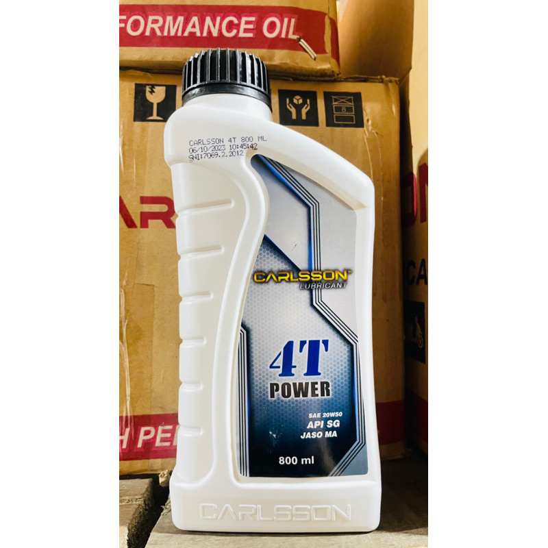 Jual oli oil Carlsson 4T power Sae20w50 untuk semua jenis motor bebek ...