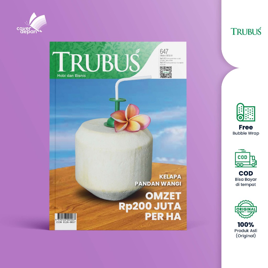 Jual BUKU AGRIBISNIS - MAJALAH TRUBUS EDISI 647 OKTOBER 2023 (KELAPA ...