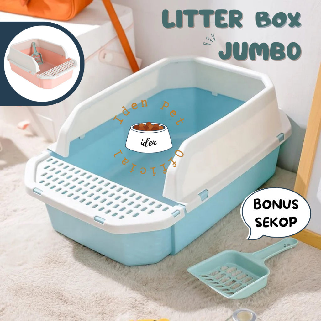 Jual Litter Box Kucing Jumbo Cat Toilet Tempat Bak Pasir Poop Kucing ...