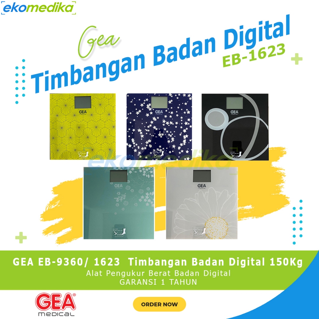 Jual Timbangan Badan Digital GEA EB 9360 (EB 1623 ) / Timbangan Digital ...