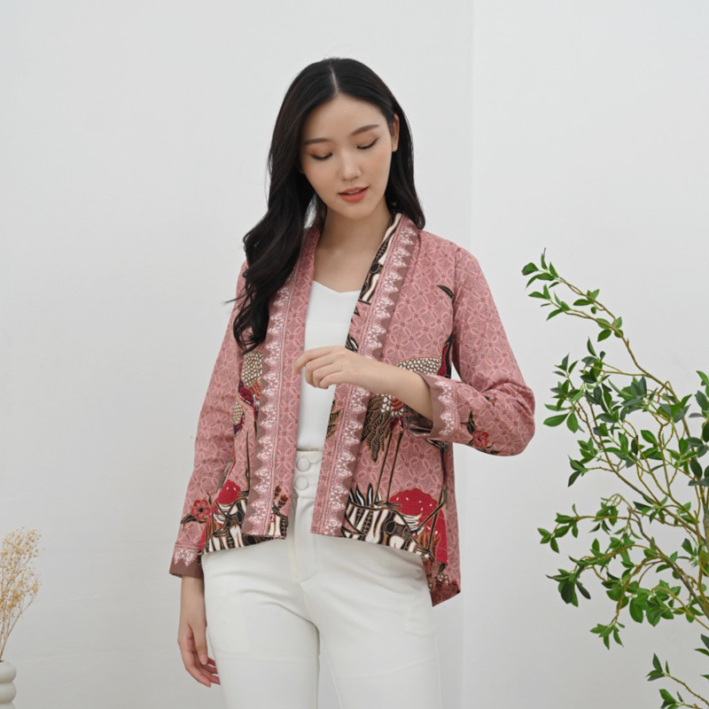 Jual Outer Batik 241 JCO/ Luaran Batik/ Rompi Batik | Shopee Indonesia