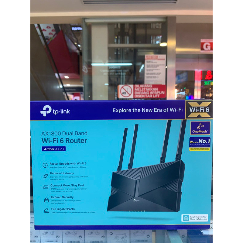 Jual TP-LINK ARCHER AX23 - AX1800 Dual-Band Gigabit Wi-Fi 6 Router | Shopee Indonesia