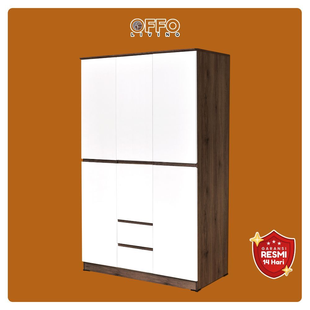 Jual Offo Living - FLASH SALE Lemari Santorini 3 Pintu | Shopee Indonesia
