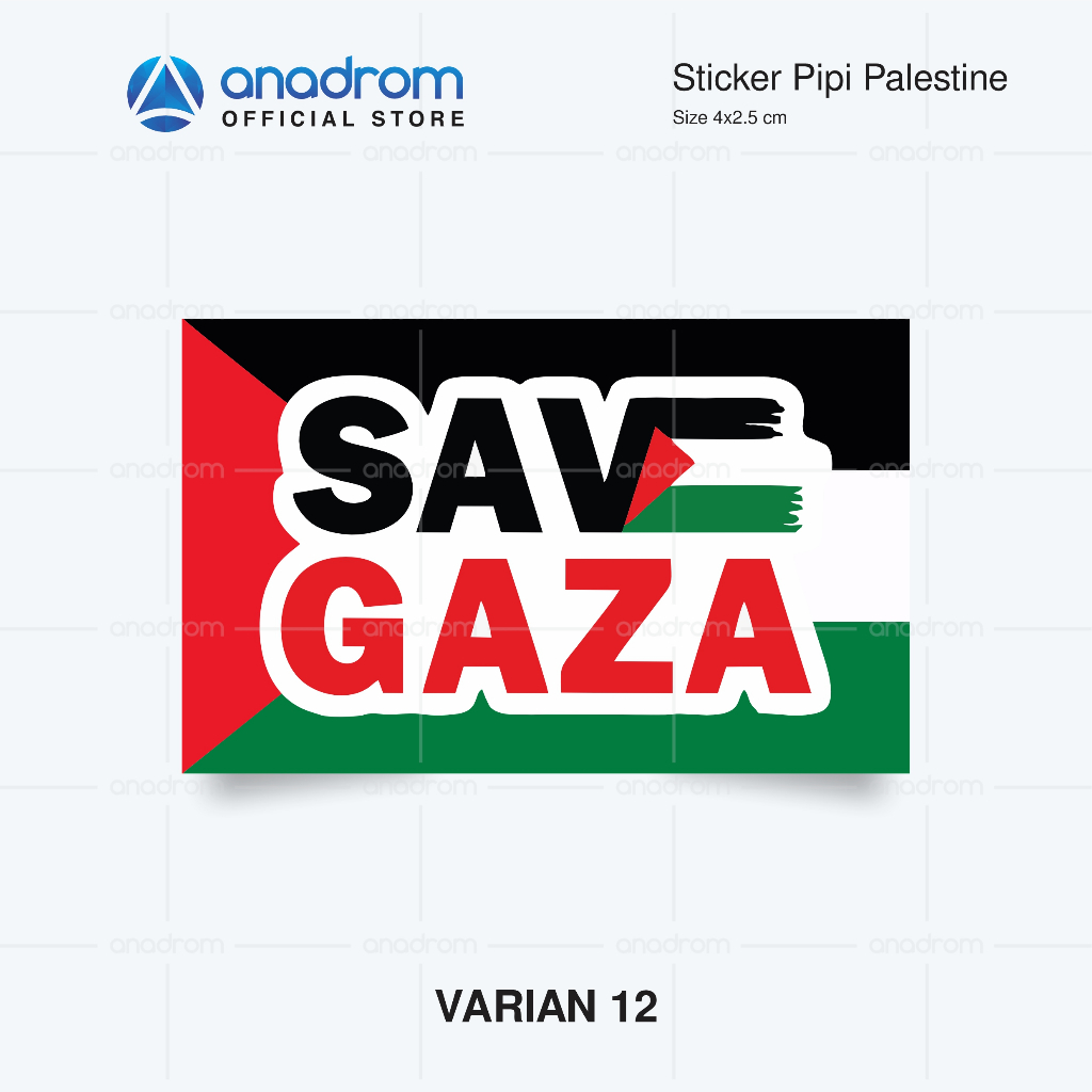 Jual Sticker Pipi Bendera Palestina | Sticker Save Palestine | Sticker ...