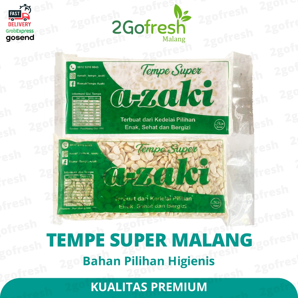 Jual Tempe Kedelai Super Premium Khas Malang Fresh - Sayur Sayuran ...
