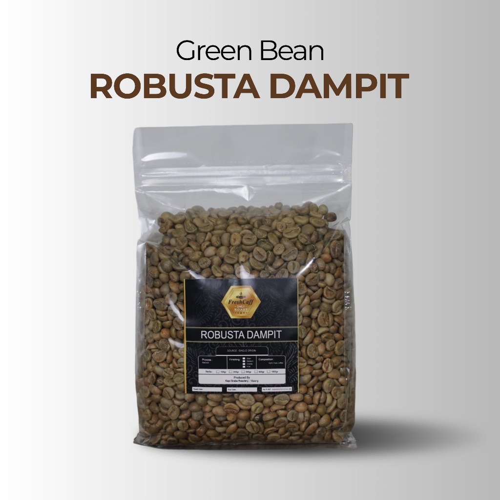Jual GREEN BEAN / KOPI MENTAH ROBUSTA DAMPIT 1 KG | Shopee Indonesia