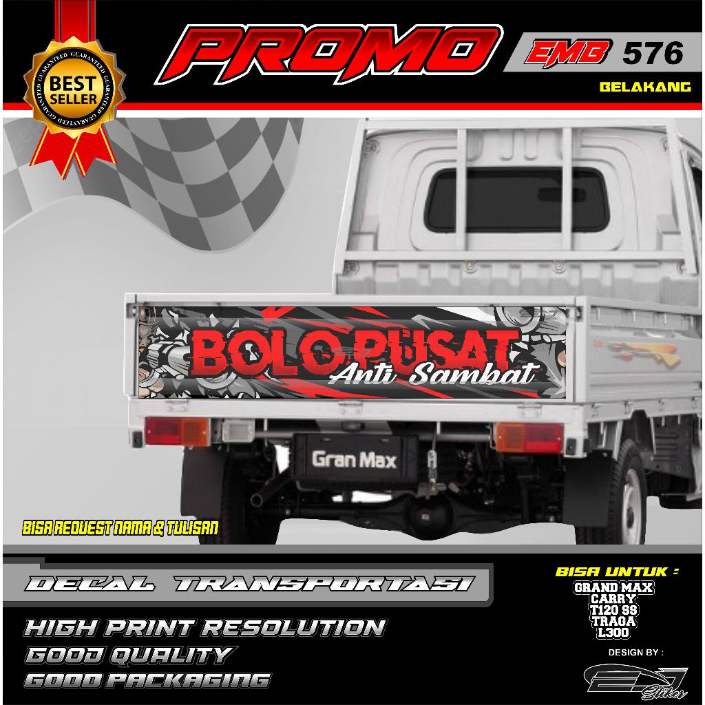 Jual STIKER DECAL BAK BELAKANG PICK UP FREE CUSTOM TULISAN-STICKER ... Jual STIKER DECAL BAK BELAKANG PICK UP FREE CUSTOM TULISAN-STICKER ...