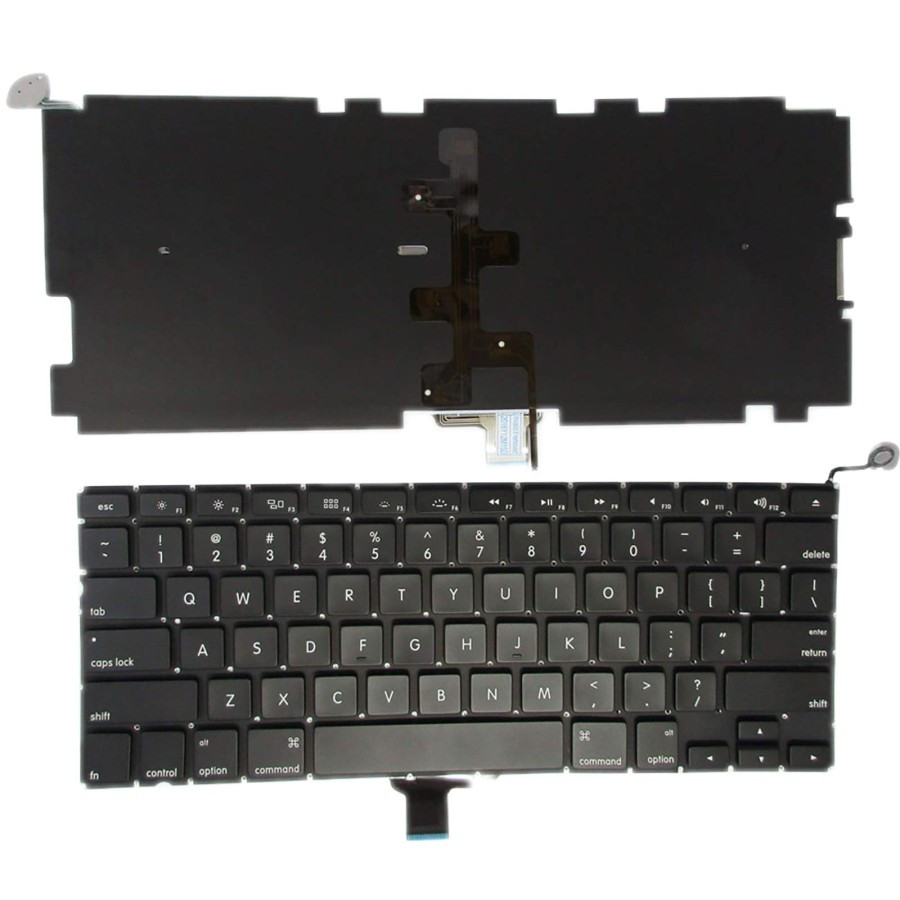 Jual KEYBOARD + BACKLIGHT APPLE MACBOOK US A1278 2008-2012 | Shopee ...