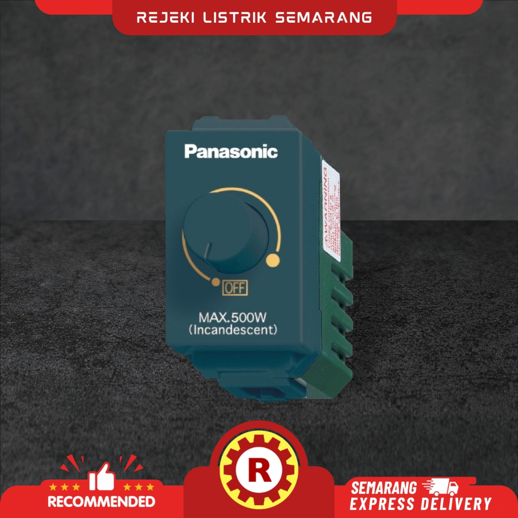 Jual MODUL DIMMER 1 GANG KECIL 500W HITAM & PUTIH PANASONIC WEJ57515 ...