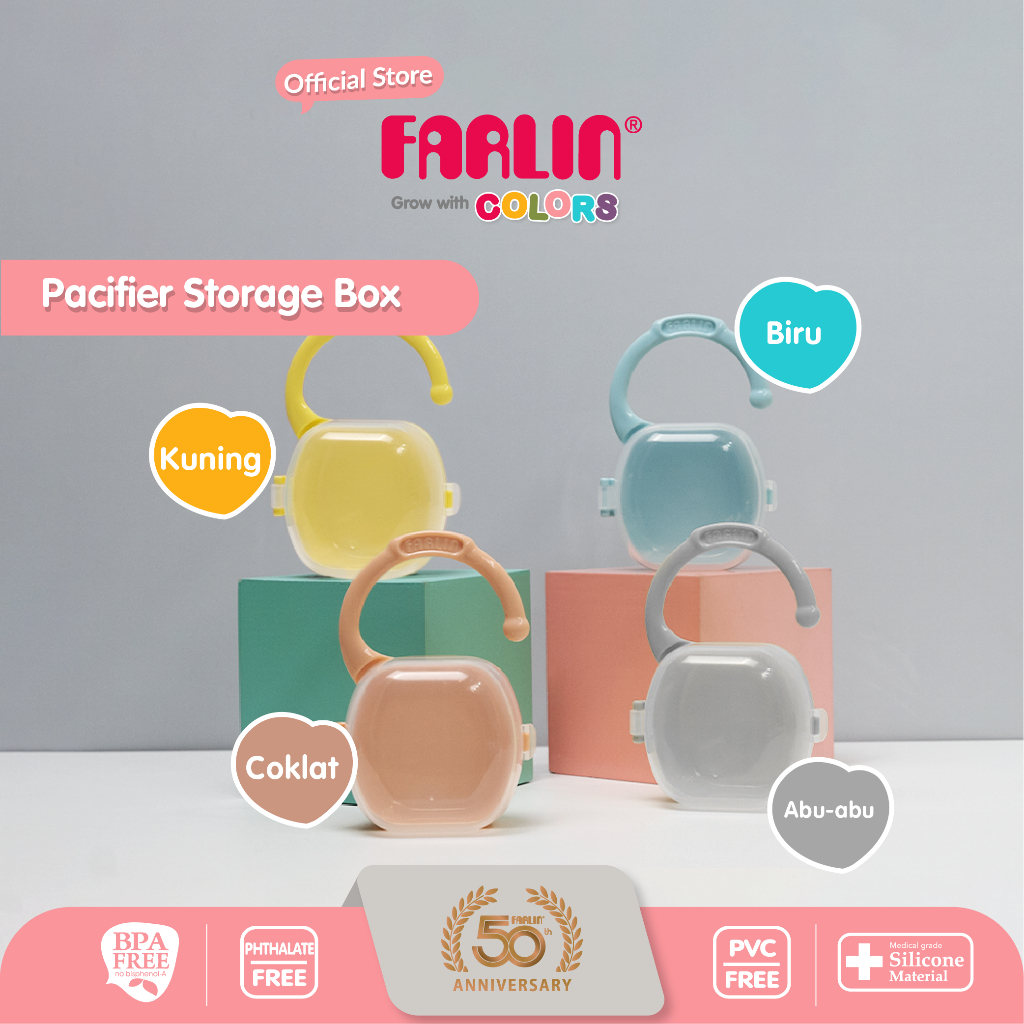 Jual Farlin Pacifier Storage Box - Tempat Penyimpan Empeng | Shopee ...