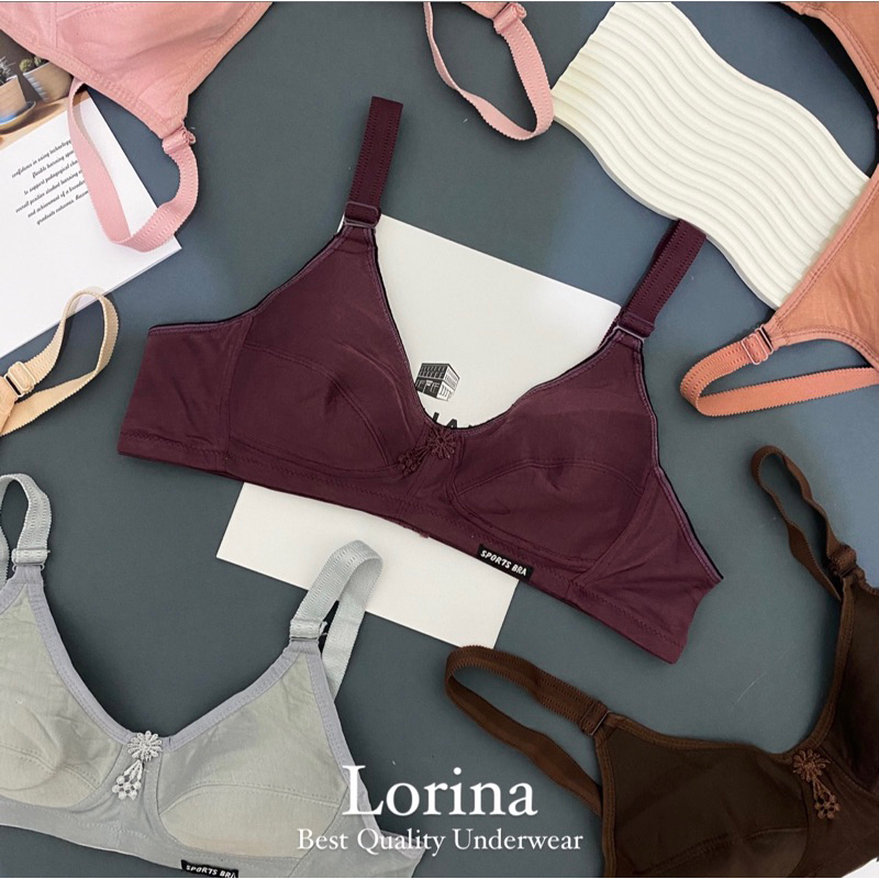 Jual BRA / BH LORINA TANPA KAWAT 309 WARNA GELAP UKURAN SUPER BHL309 ...
