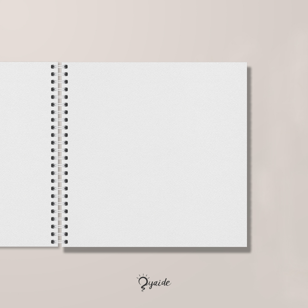 Jual Blank Notes Square Maxi HVS 100gsm Notebook Basic Catatan Agenda ...