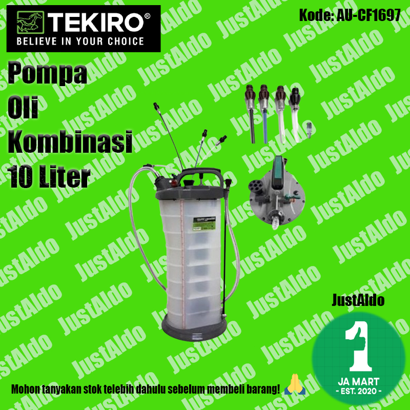 Jual Combo Fluid Extruder Pompa Oli Kombinasi 10 Liter Tekiro | Shopee ...