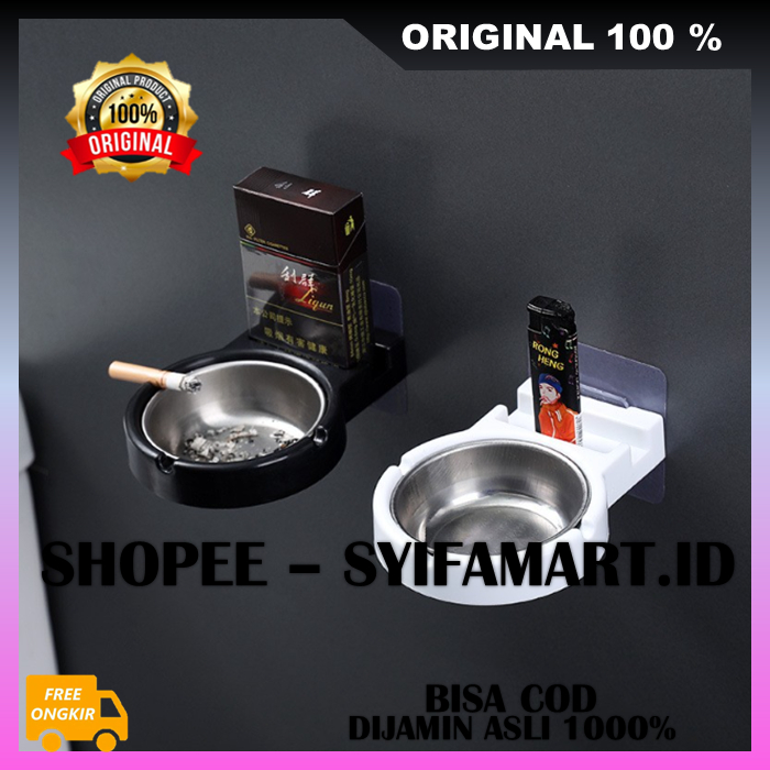 Jual BELI 1 GRATIS 1 Asbak Toilet Tempel Asbak Rokok Model Gantung 100% ...