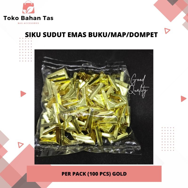 Jual (100 PCS) AKSESORIS SIKU POJOK/SUDUT BUKU MAP DOMPET MODEL GARIS ...