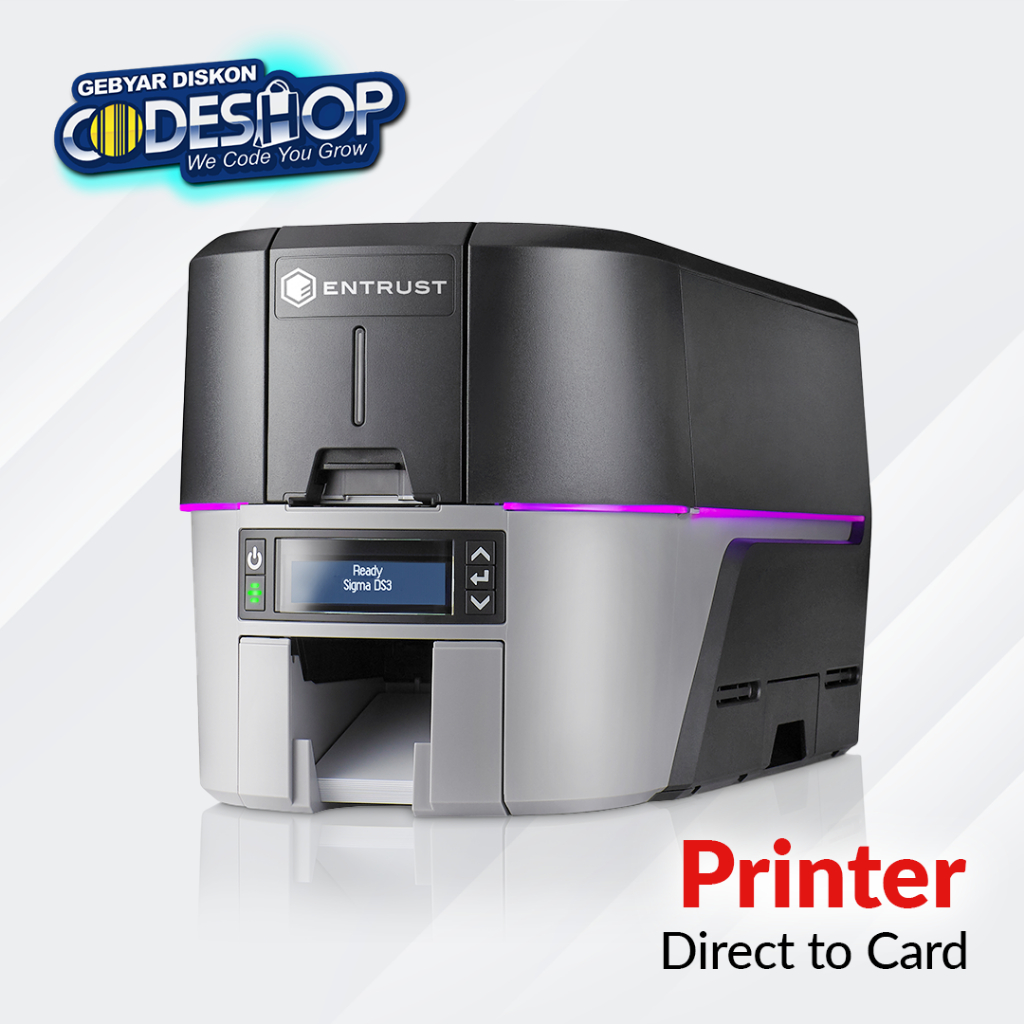 Jual Entrust Sigma DS3 Printer ID Card Single Side Cetak Kartu PVC ...