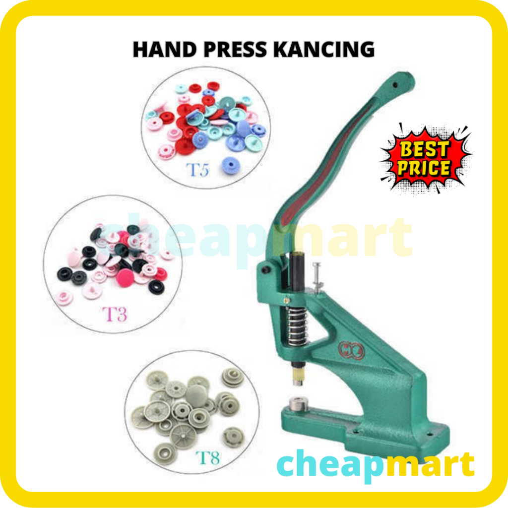 Jual Hand Press Mesin Press Tangan Kancing Paku, Centang, Mata Ayam ...