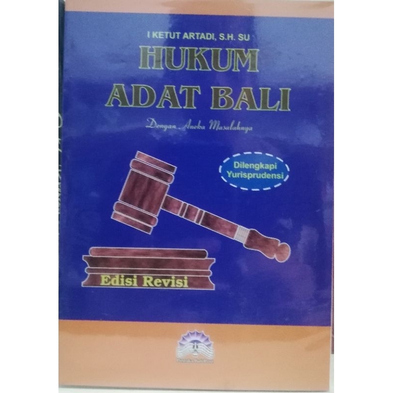 Jual HUKUM ADAT BALI EDISI REVISI I KETUT ARTADI PUSTAKA BALI POST ...