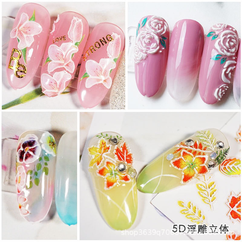 Jual stiker kuku nail art / stiker kuku timbul / stiker kuku 5d ... Jual stiker kuku nail art / stiker kuku timbul / stiker kuku 5d ...