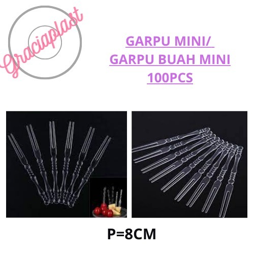 Jual GARPU KUE MINI/ GARPU BUAH BENING/ GARPU PLASTIK MINI MURAH ISI ...