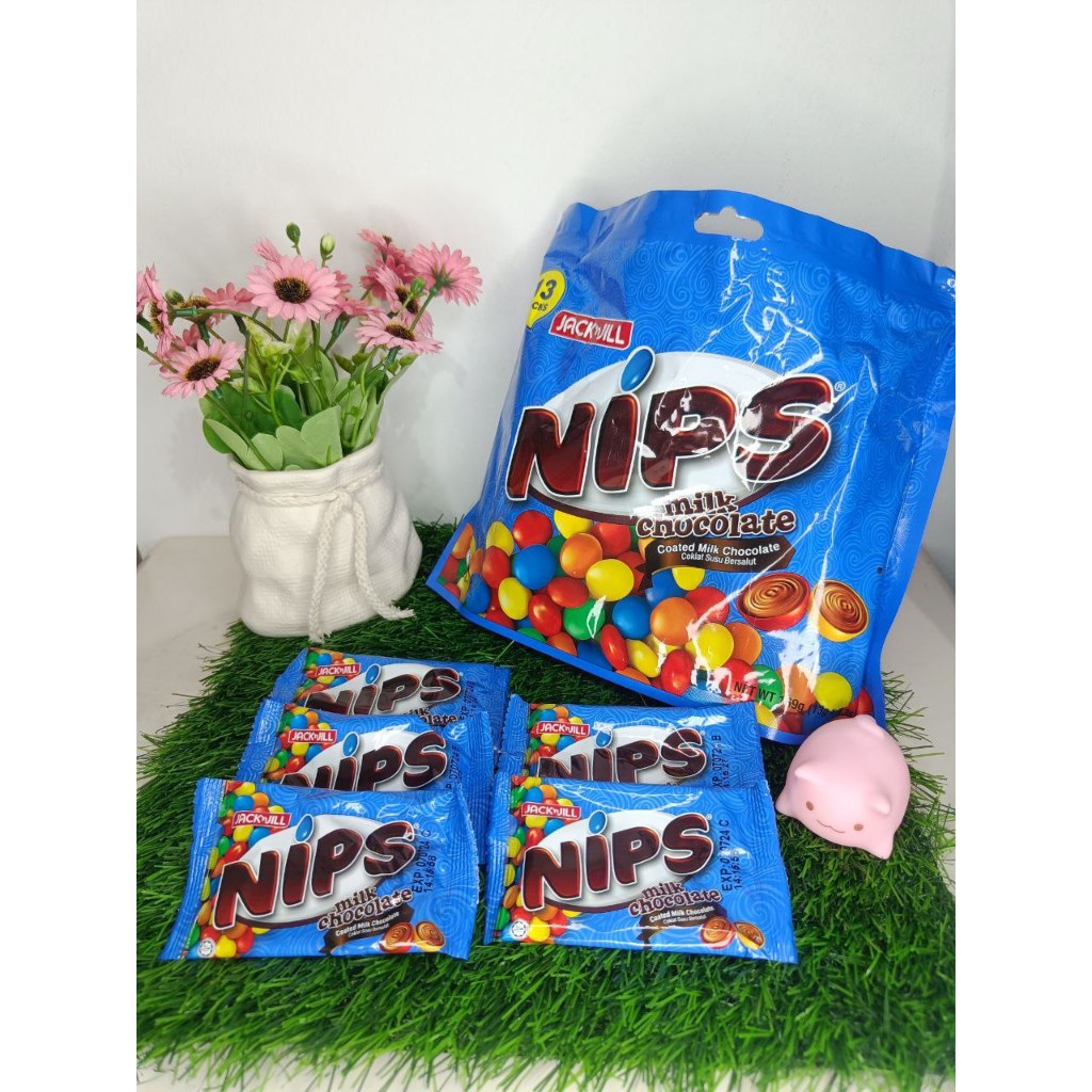 Jual Nips Permen Coklat / Mini Chocolate Candy Jack n Jill | Shopee ...