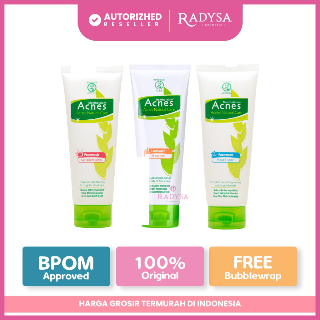 Jual 𝐑𝐀𝐃𝐘𝐒𝐀 - Acnes Natural Care Face Wash Oil Control | Face Wash ...