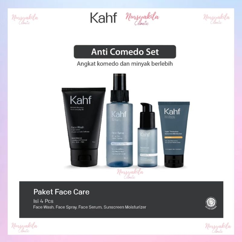 Jual Kahf Paket Basic Skincare Pria (4pcs) - Perawatan Wajah Cowok ...