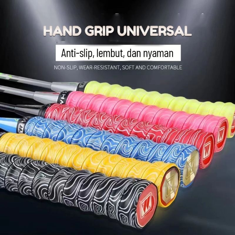 Jual GRIP RAKET BADMINTON TENNIS JORAN PANCING KARET MOTIF CORAK ANTI ...