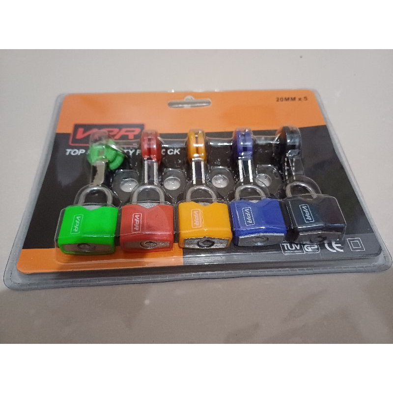 Jual gembok koper warna 5 pcs VPR/HPP gembok tas isi 5pcs vpr | Shopee ...
