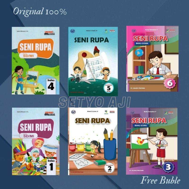Jual Buku Siswa Seni Rupa SD/Mi Kelas 1 2 3 4 5 6 Wahana Karya Jaya dan Gilang Pratama | Shopee ...
