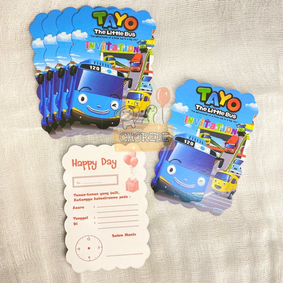 Jual Kartu Undangan Happy Birthday / Invitation Card Ulang Tahun Anak ...