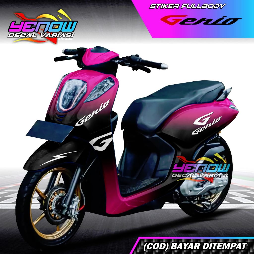 Jual Decal Genio Stiker Fullbody Fullvariasi Sticker Skotlet 2 Warna ...