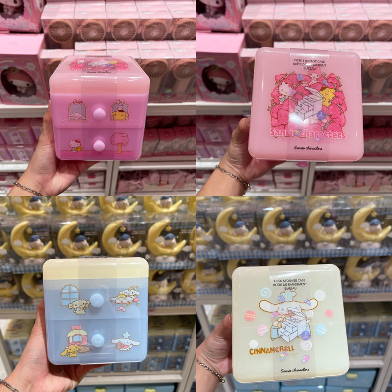 Jual Miniso x Sanrio‼️ Desk Storage Case Rak Accesoris Sanrio | Shopee ...