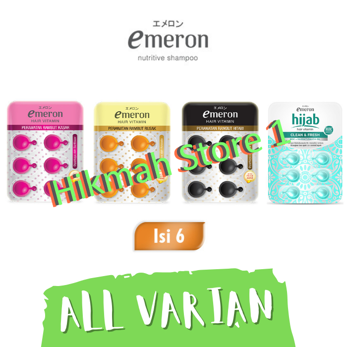 Jual Emeron Hair Vitamin/ Vitamin Rambut Perawatan Rambut | Shopee ...