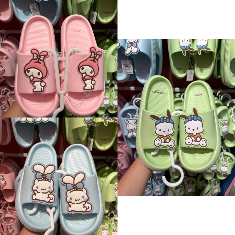Jual Miniso x Sanrio‼️ Wild Slide Sanrio Pochacco My Melody Cinnamoroll ...