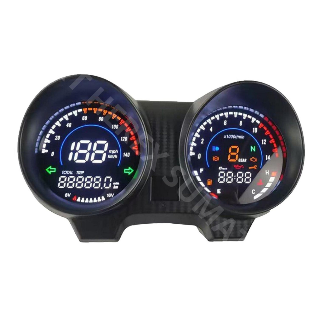 Jual speedometer spidometer digital motor universal motorcycle ...