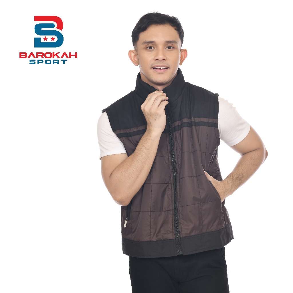 Jual Jaket Rompi Vest Pria Motor Casual Windbreaker Tahan Angin ...