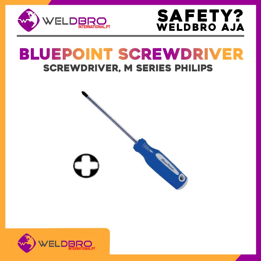 Jual BLUEPOINT - Screwdriver, M Series Philips Obeng Termurah | Shopee ...